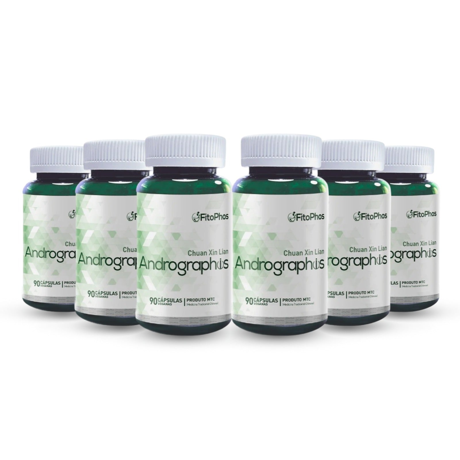 Kit 6 Andrographis SC – 540 caps – fitophos.com.br